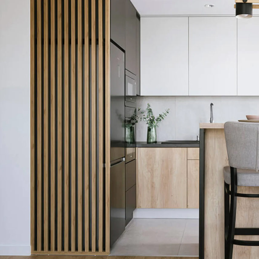 Slat Wall, Great way Of adding Texture To your Kitchen Design ...
